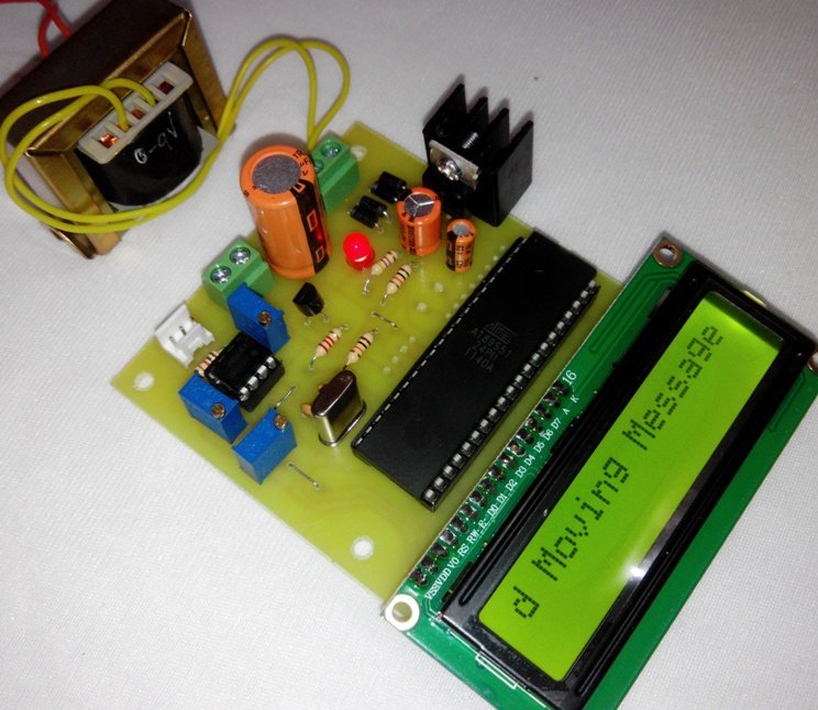 Microcontroller based Moving Message Display On LCD Microcontroller based Moving Message Display On LCD